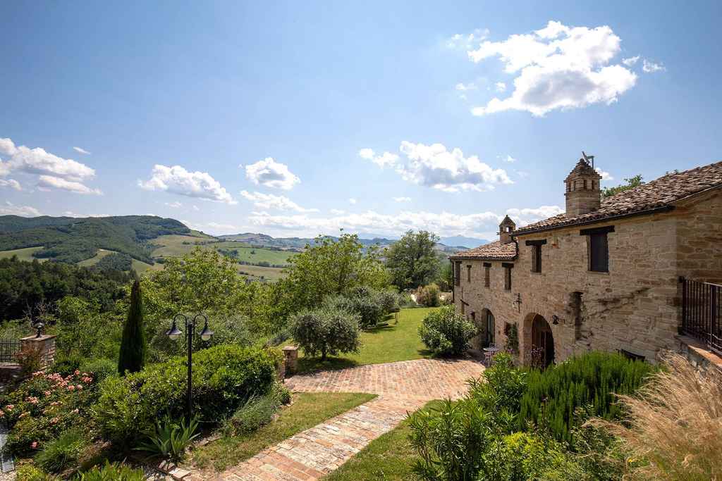 Restored medieval monastery with swimming pool and endless views of the ...