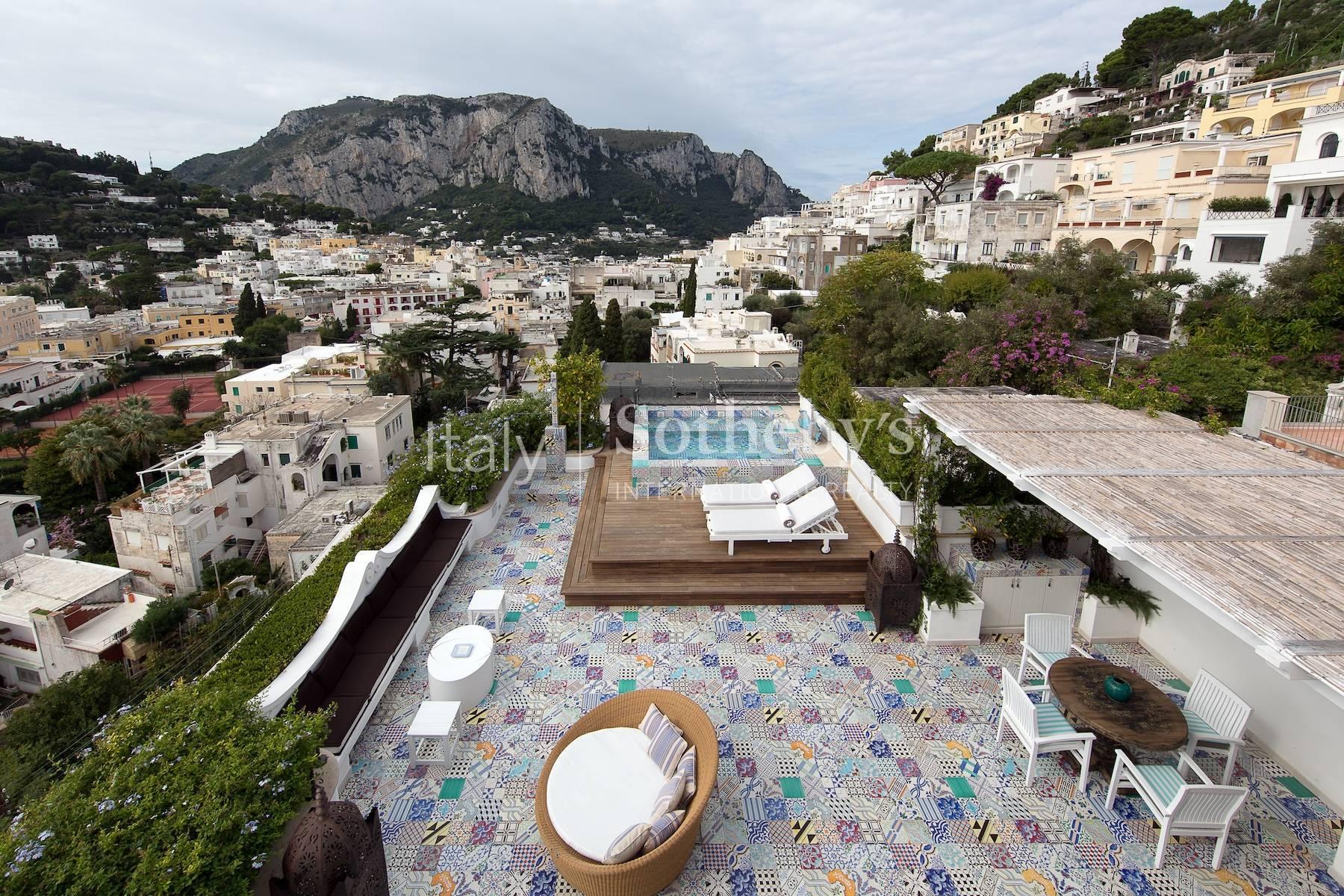 Splendida Suite Mediterraneo con vista su Capri | Attico in affitto ...