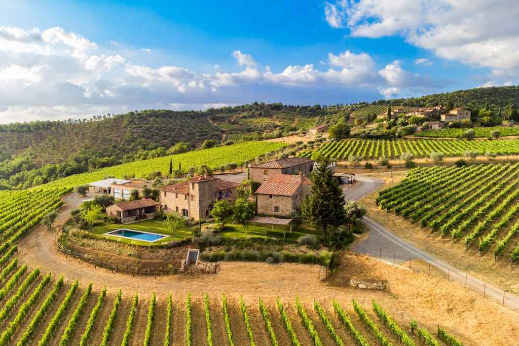 A prestigious wine estate with villa, pool and church | Estate For sale ...